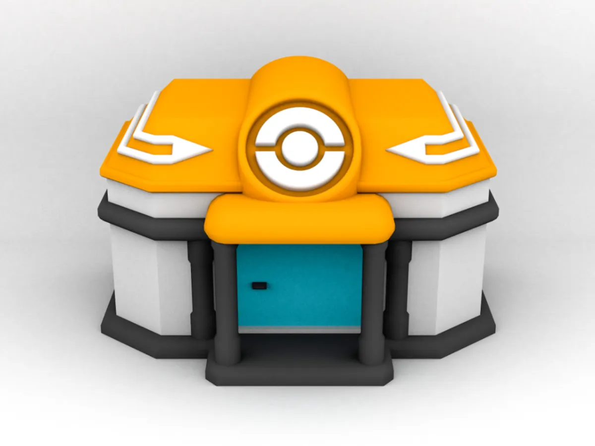 Mini Pokemon PokéCenter V2 by Lucas MakerWorld: Download Free 3D Models