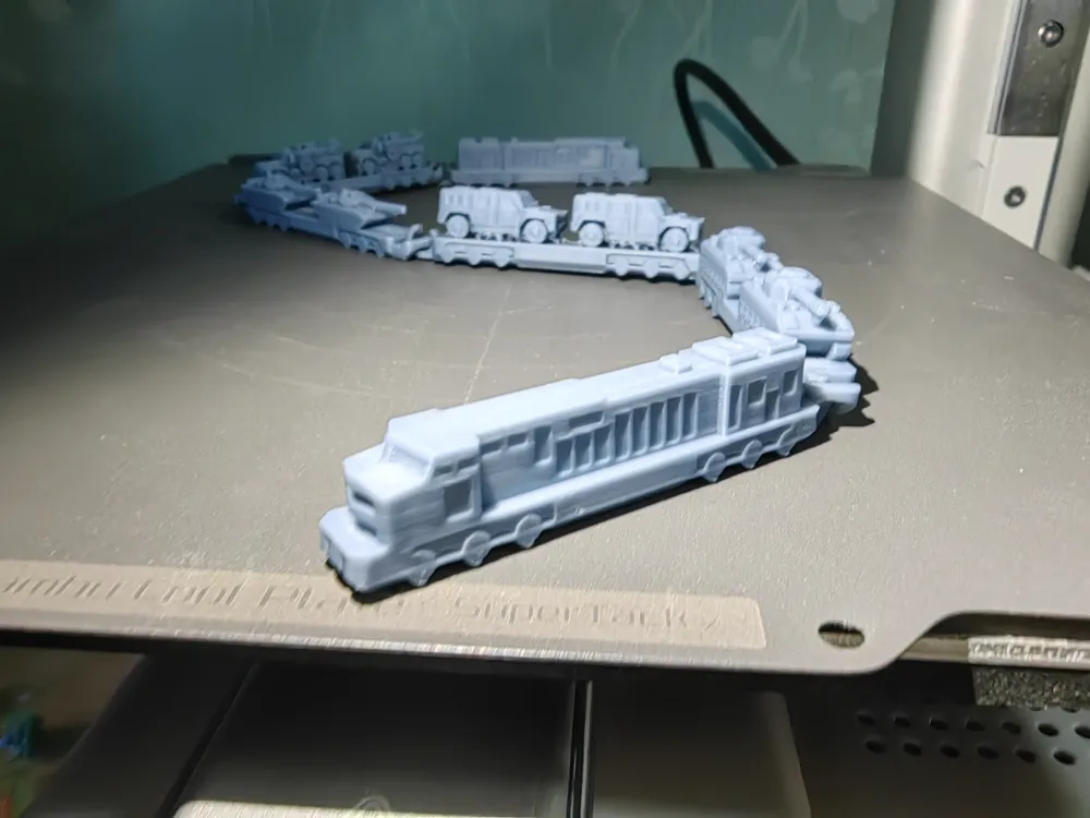 Arms Train EMD-SD40 - Miniature Version by TianMen ProgramMakerWorld: Download Free 3D Models