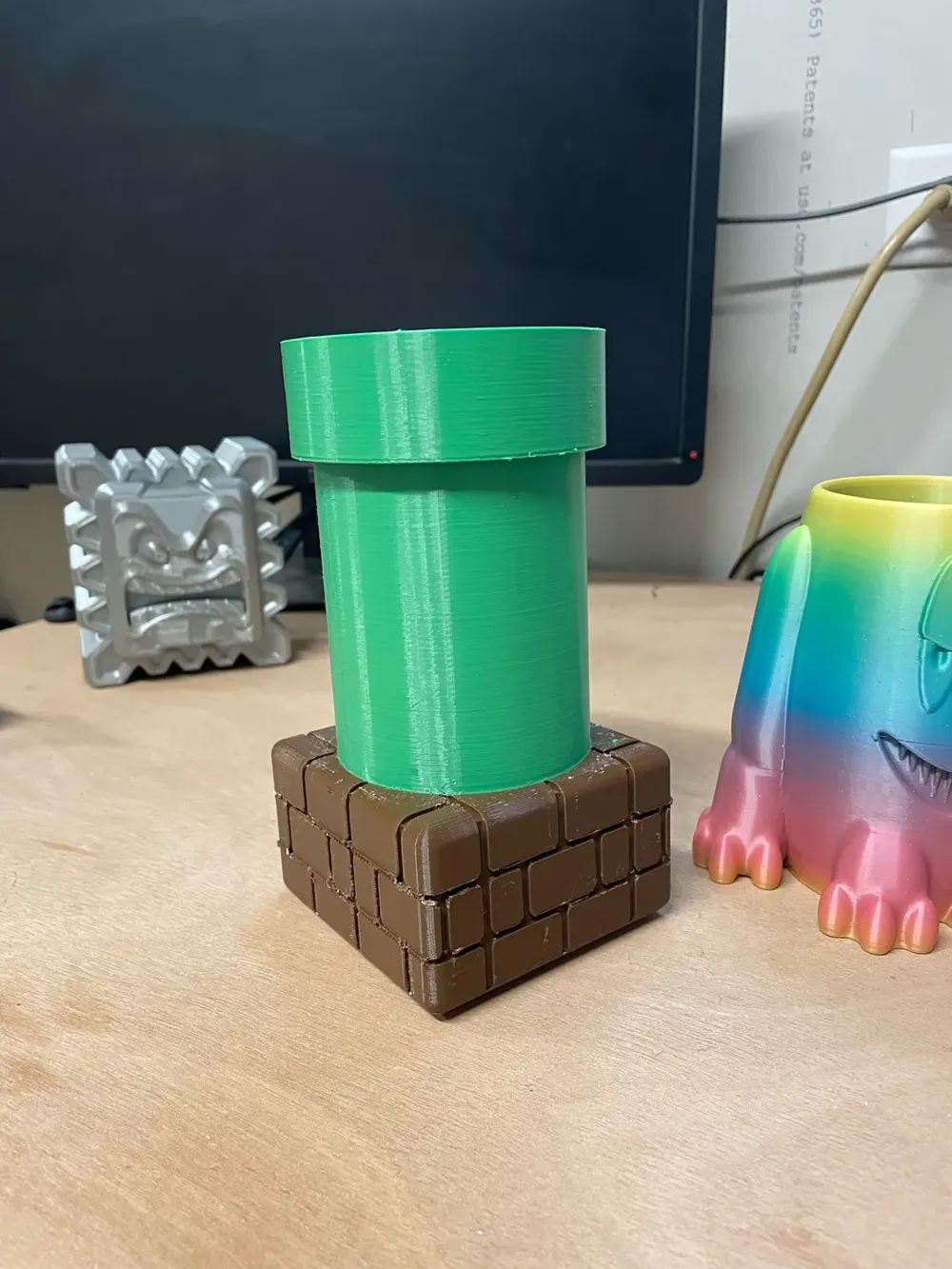 Super Mario Pipe Monster Can Koozie Brick & Pipe by CornerStone 3D ...