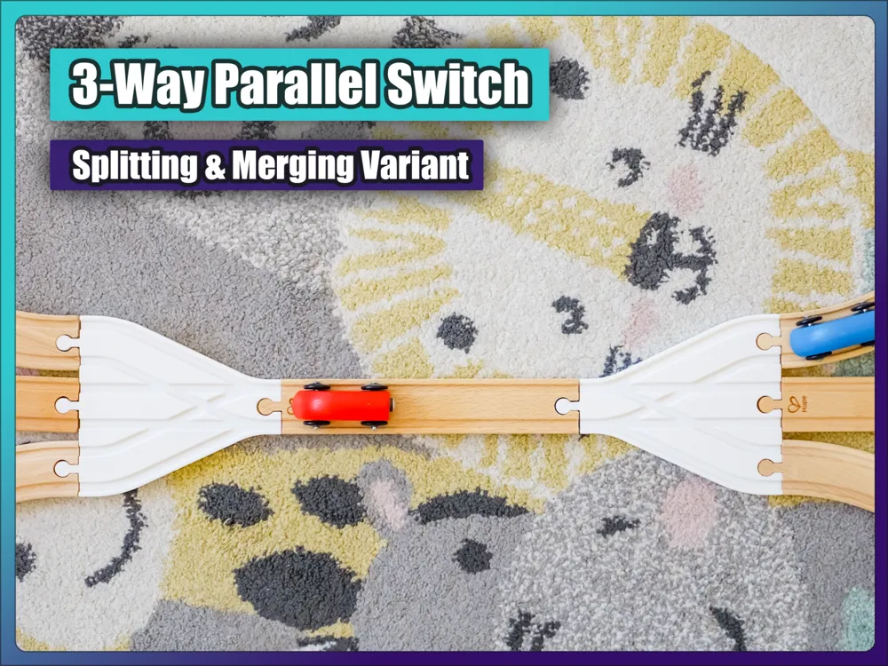 BRIO 3-Way Parallel Switches F2 G2 by AU3D - MakerWorld