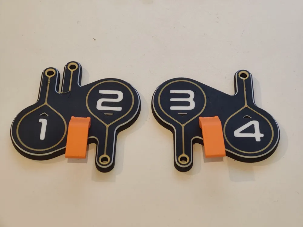 AMS Lite Numbers with 5 Filament guides Remixed by AN - MakerWorld