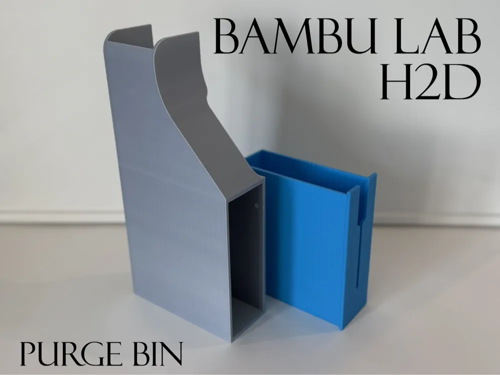 Bambu Lab H2D Purge Bin (Poop Chute) - Free 3D Print Model - MakerWorld