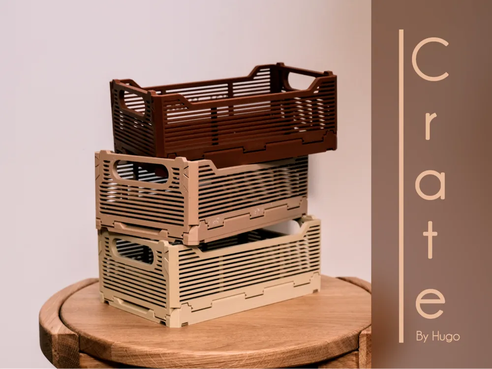 Foldable Crate - Free 3D Print Model - MakerWorld