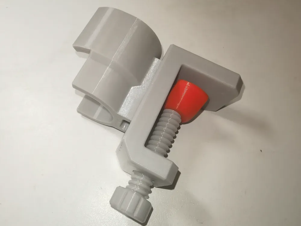 858 Hot Air Gun - Desktop Clamp Mount - Free 3D Print Model - MakerWorld