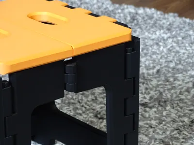 HEAVY DUTY Foldable Chair/Stool - Fully 3D Printed by ...