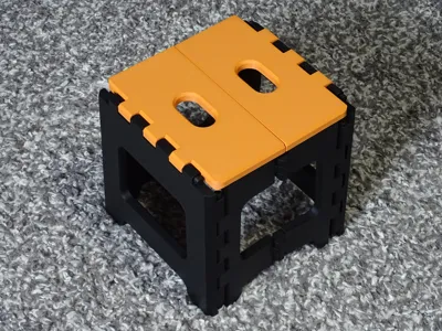 HEAVY DUTY Foldable Chair/Stool - Fully 3D Printed by ...