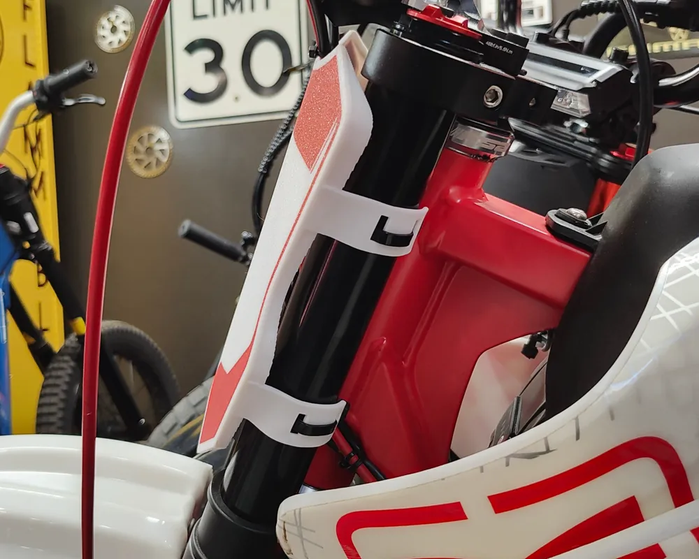 Pit ebike BMX Dirt bike curved Razor number plate - Free 3D Print Model ...