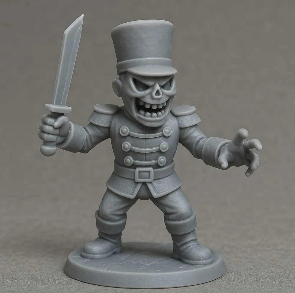 Undead Toy Soldier - Nutcracker Commander by fabian.winkler89 MakerWorld: Download Free 3D Models