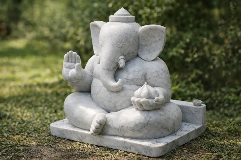God Ganesha Seated Statue - Free 3D Print Model - MakerWorld