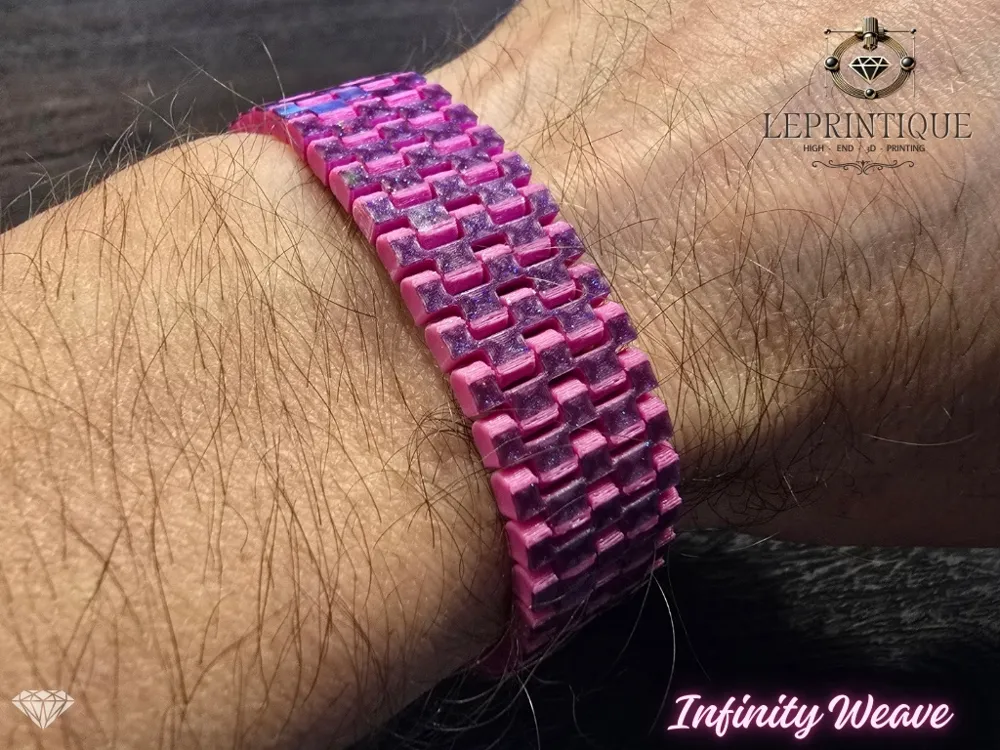 Designer Bracelet "Infinity Weave" by Leprintique MakerWorld: Download ...