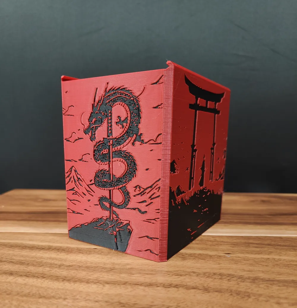 Samuria MTG Deck Box by The Layer Forge MakerWorld: Download Free 3D Models