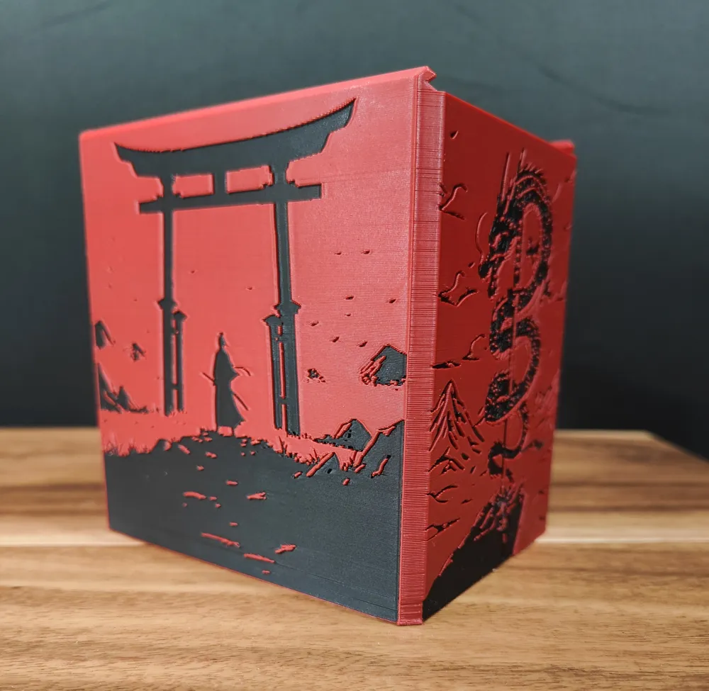 Samuria MTG Deck Box by The Layer Forge MakerWorld: Download Free 3D Models