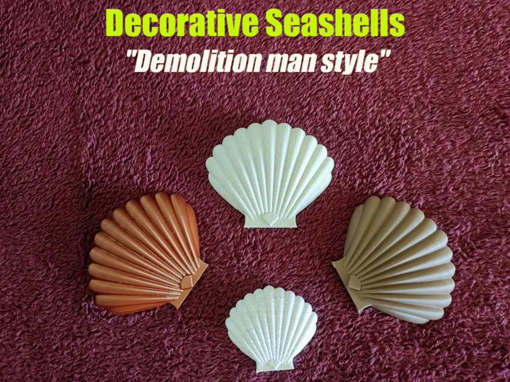 Decorative Seashells - Demolition Man Style by NinjaAsok MakerWorld ...