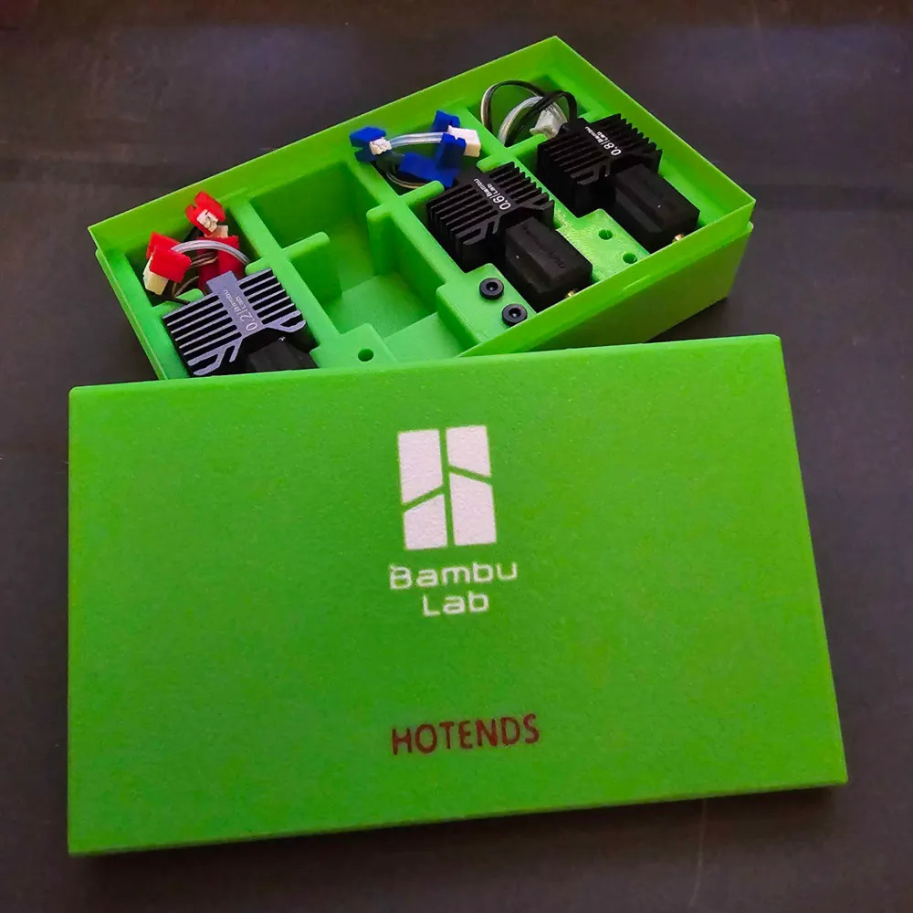 Hotend x4 Storage Box Bambu Labs X1C P1S/P1P by xallex digital design MakerWorld: Download Free ...