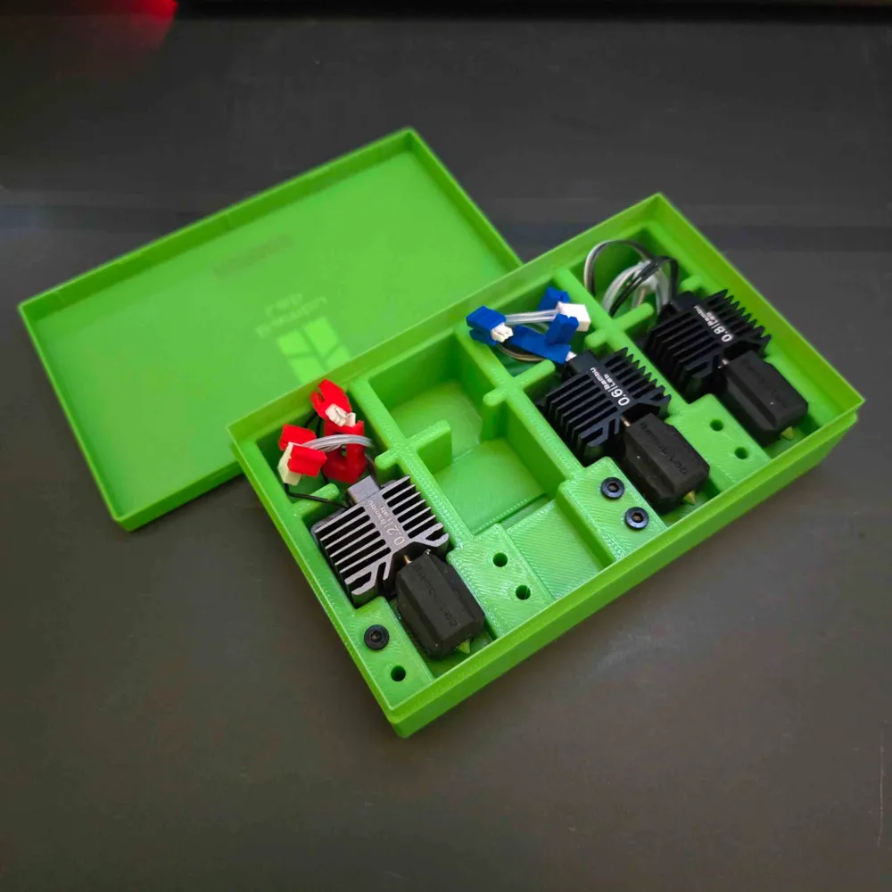 Hotend x4 Storage Box Bambu Labs X1C P1S/P1P by xallex digital design MakerWorld: Download Free ...