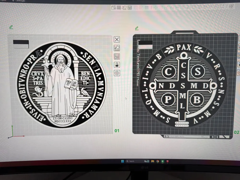 Saint Benedict Medal - Free 3D Print Model - MakerWorld