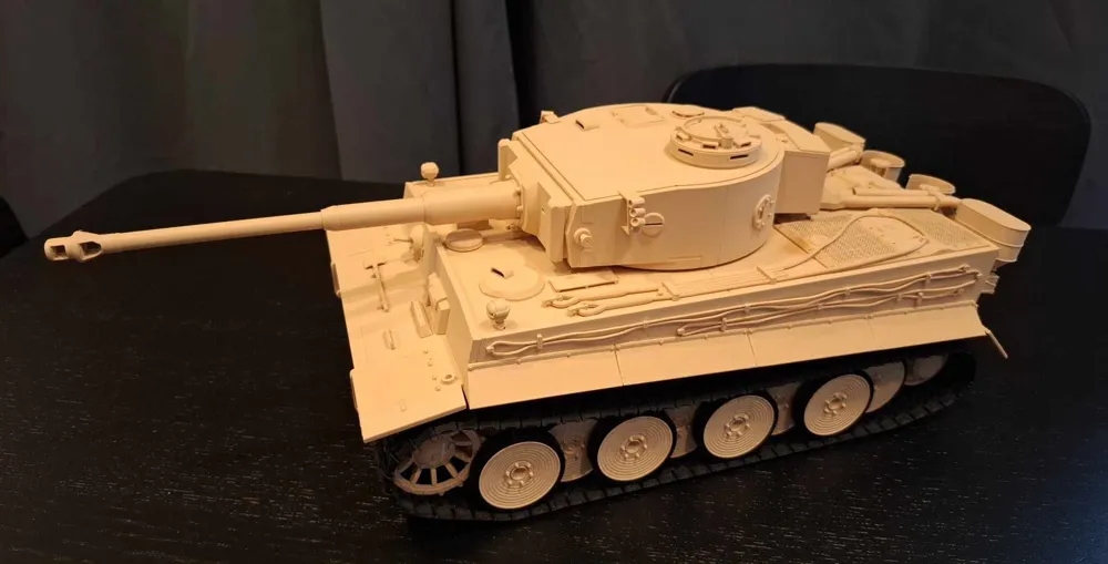 Tank Tiger Articulated, 450mm by vajcnerd MakerWorld: Download Free 3D ...