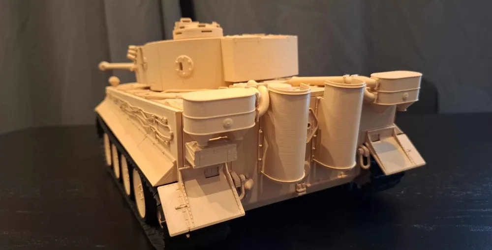 Tank Tiger Articulated, 450mm by vajcnerd MakerWorld: Download Free 3D ...