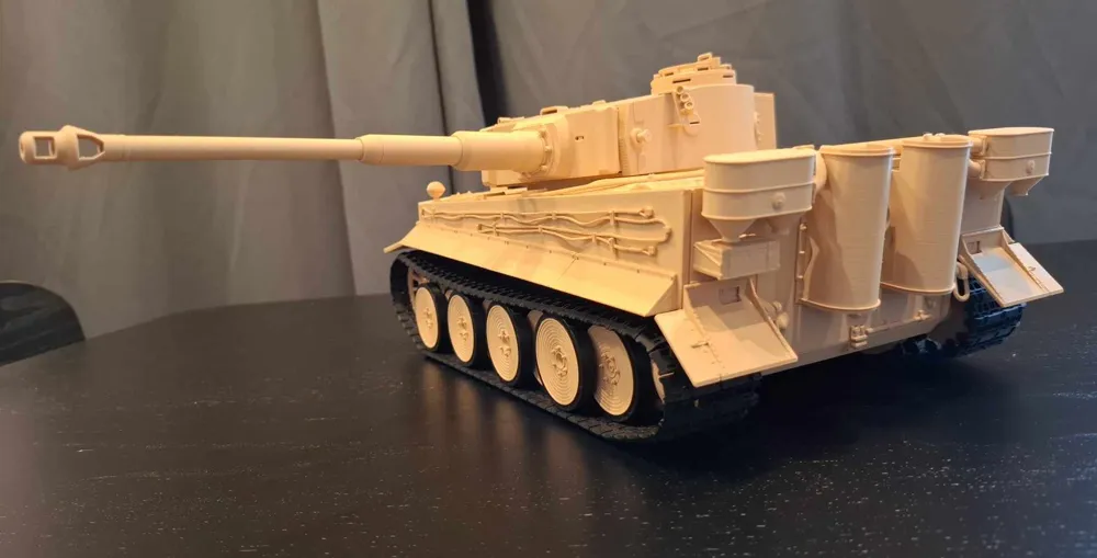 Tank Tiger Articulated, 450mm by vajcnerd MakerWorld: Download Free 3D ...