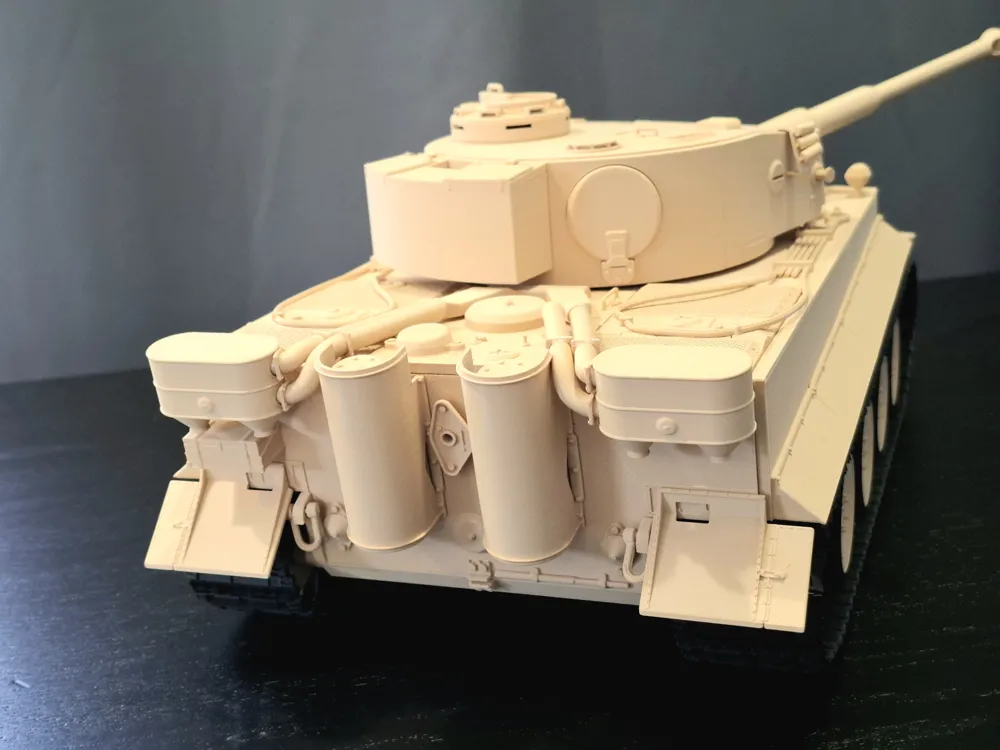 Tank Tiger Articulated, 450mm - Free 3D Print Model - MakerWorld