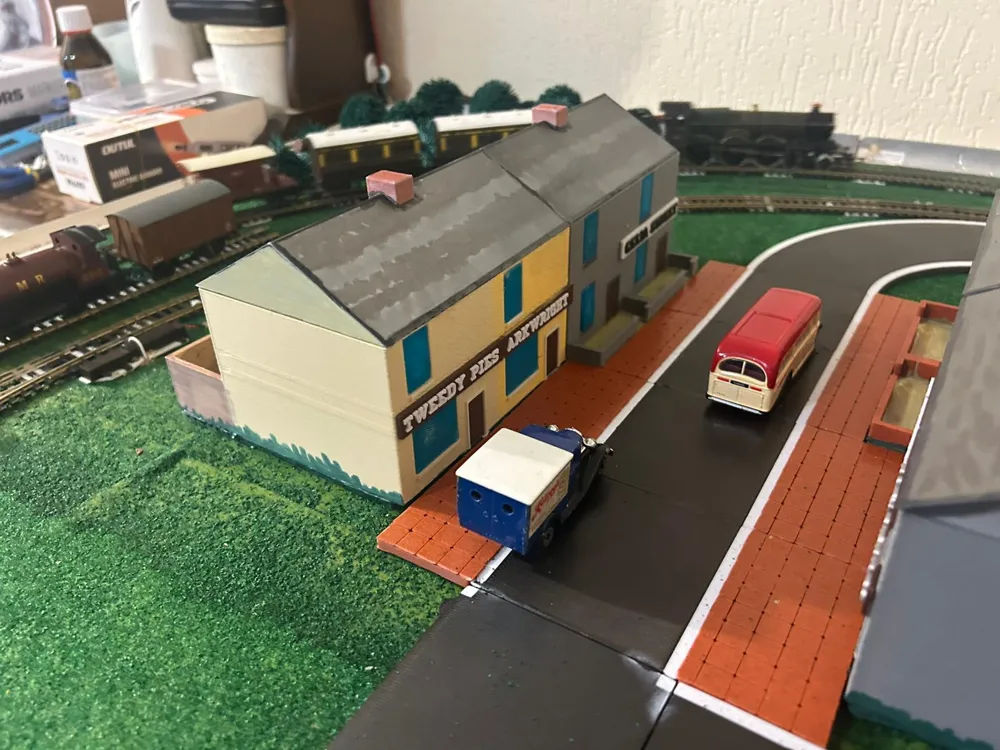 Spur OO 5 Fuß x 4 Fuß Anlage Gebäude für meinen Opa – Kostenloses 3D ...