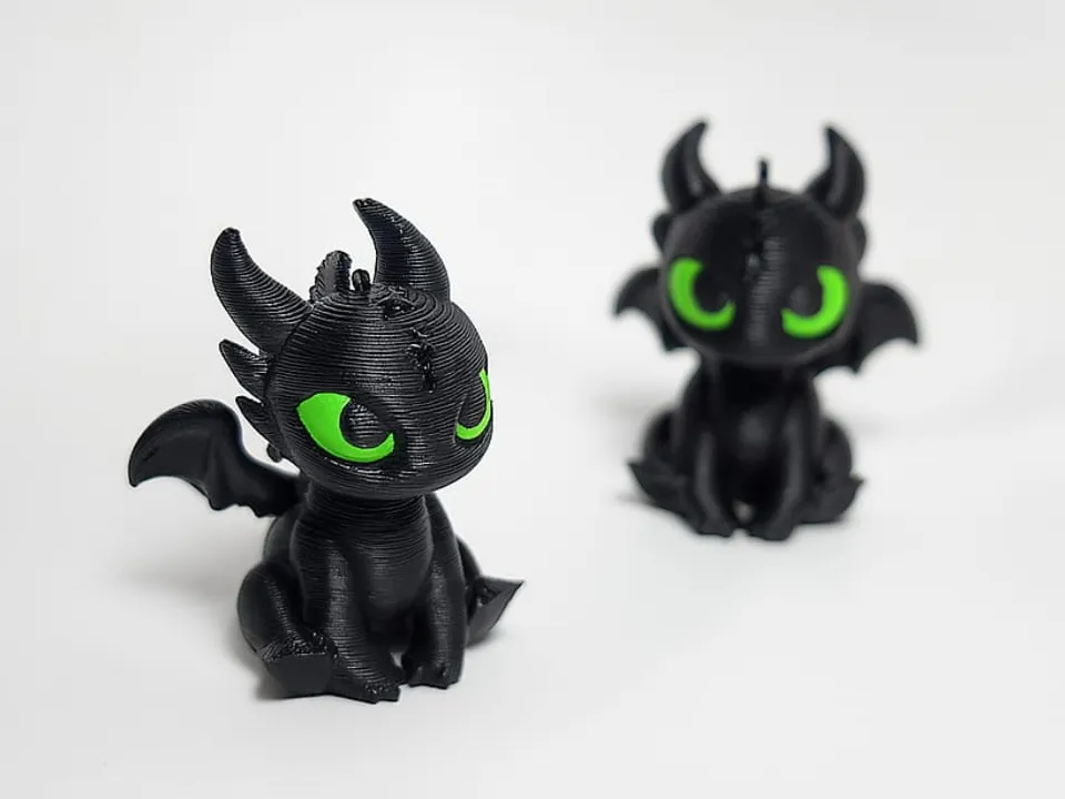Toothless Keychain by Eztec MakerWorld: Download Free 3D Models