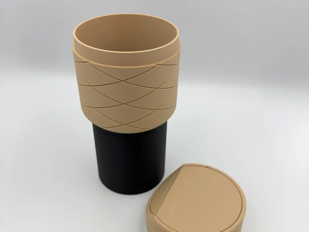 Trash Can Car - Modern Design - Free 3D Print Model - MakerWorld