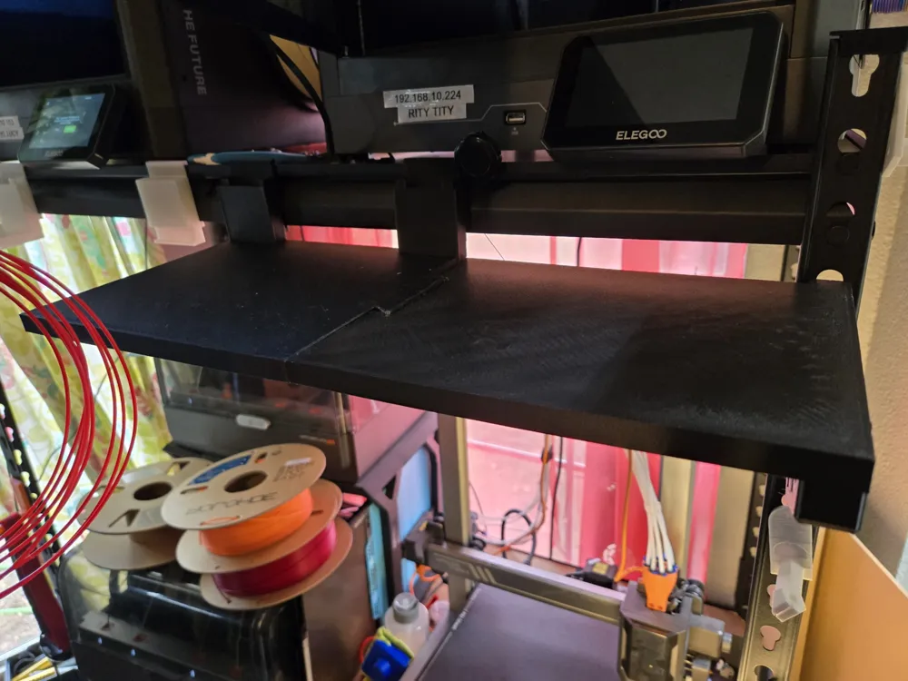 Muscle Rack Heavy Duty Shelf Extension-Left&Right - Free 3D Print Model ...