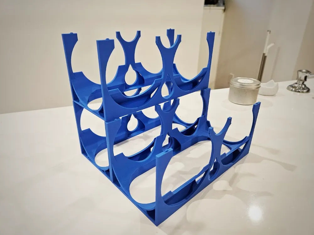 Optimized Stacking Bottle Holder by Ryzwick - MakerWorld