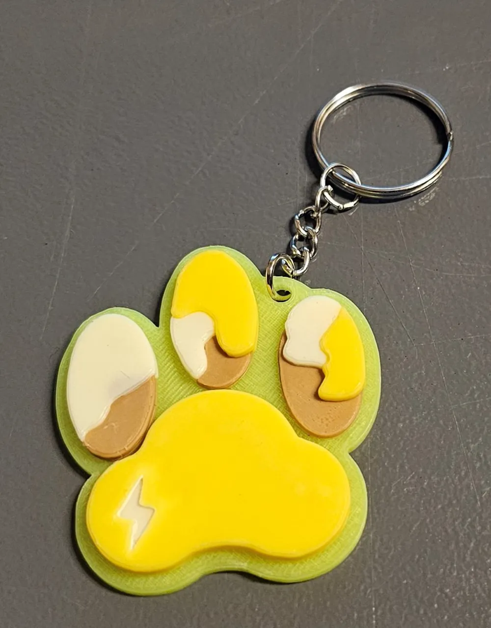 (Part 1.) Pokemon Eeveelutions Paw keychain by nachtra10 - MakerWorld