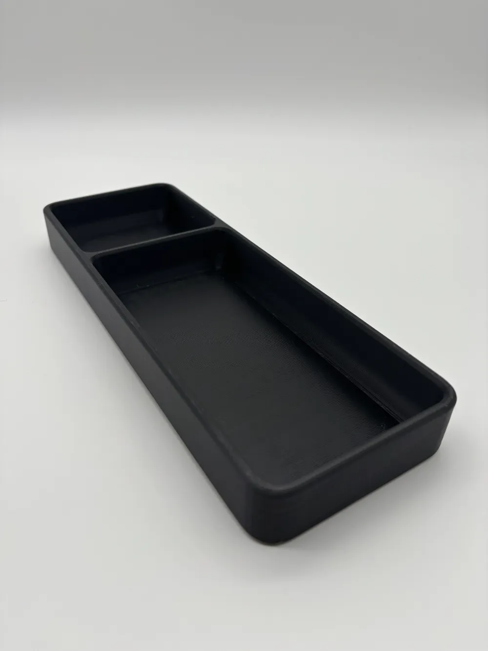 Modern Tray - double compartment by DoK MakerWorld: Download Free 3D Models