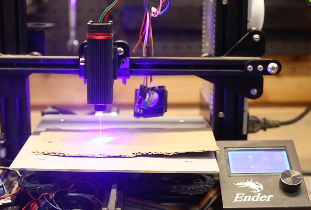Ender 3 to Laser Cutter Conversion: Z-Axis Adjustment Knob by Taylor ...