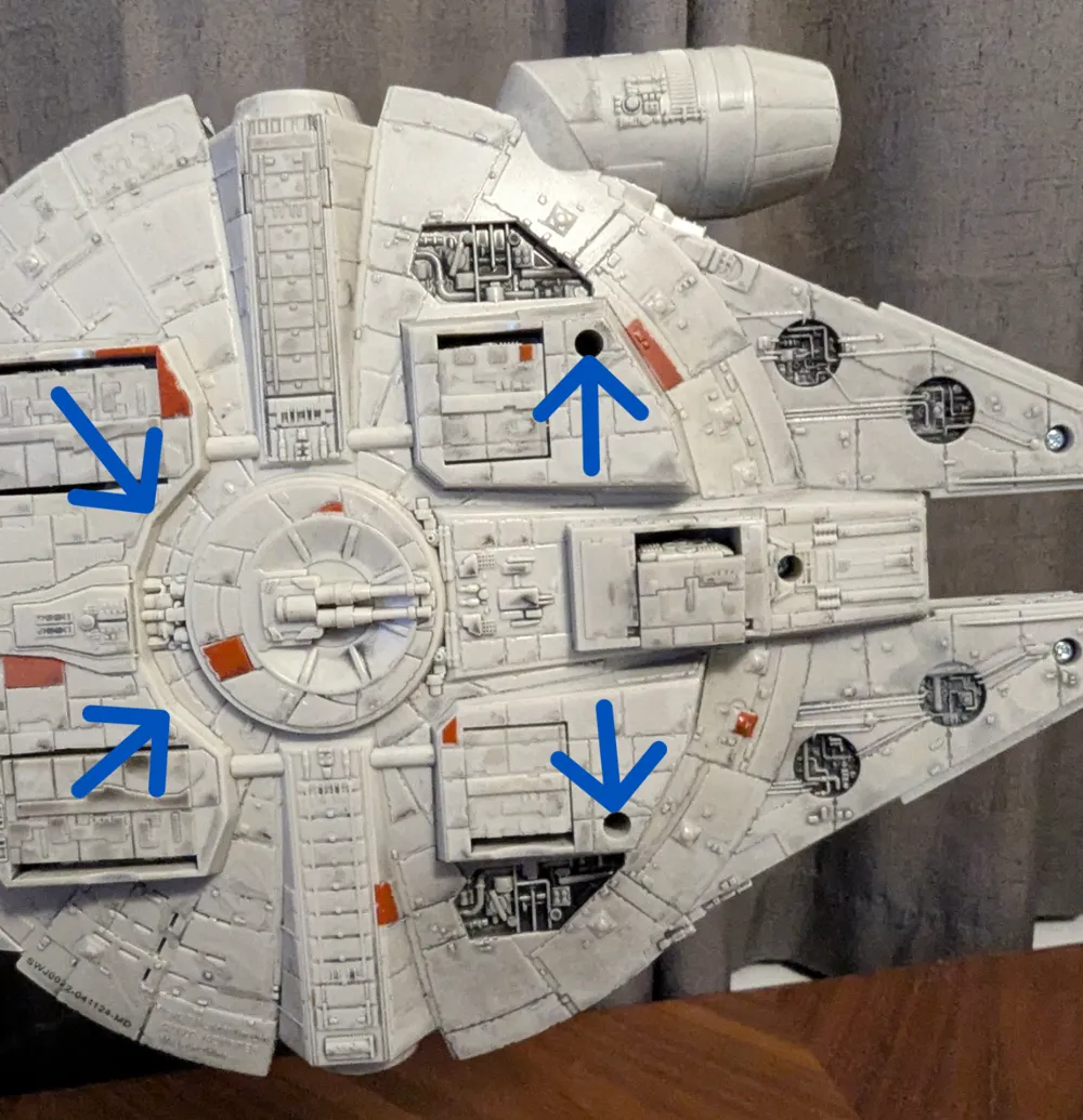Millennium Falcon Micro Galaxy Stand by Retro Monk - MakerWorld