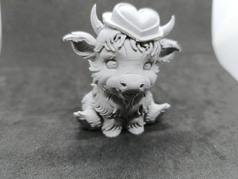Valentine Highland Cow Valentine's Day for Lovers - Free 3D Print Model ...