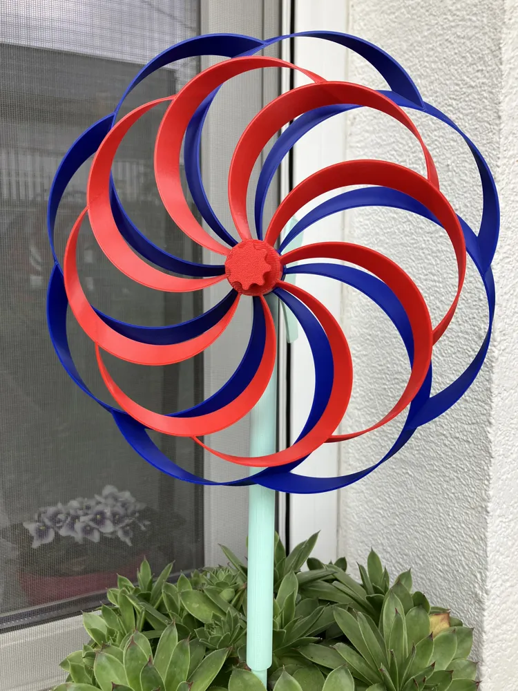 8-bladed wind turbine with 1-2-3 propeller by szili83 MakerWorld ...