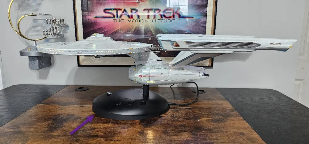 Base Leveler for TOMY STTMP Refit Enterprise Model - Free 3D Print ...