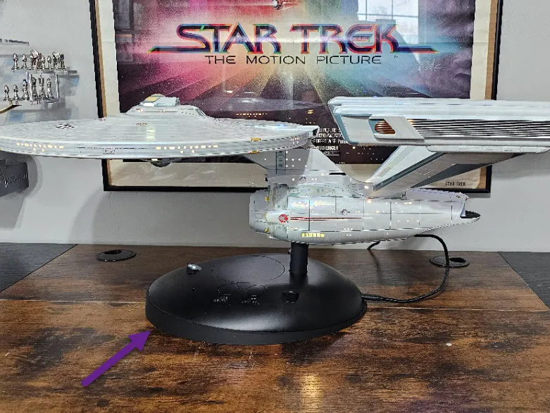 Base Leveler for TOMY STTMP Refit Enterprise Model - Free 3D Print ...