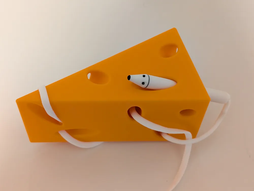 Mouse And Cheese - Lacing shape development toy by Yatuin MakerWorld ...