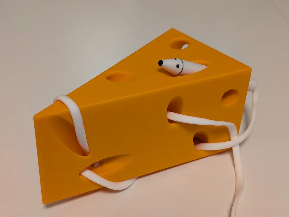 Mouse And Cheese - Lacing shape development toy by Yatuin MakerWorld ...