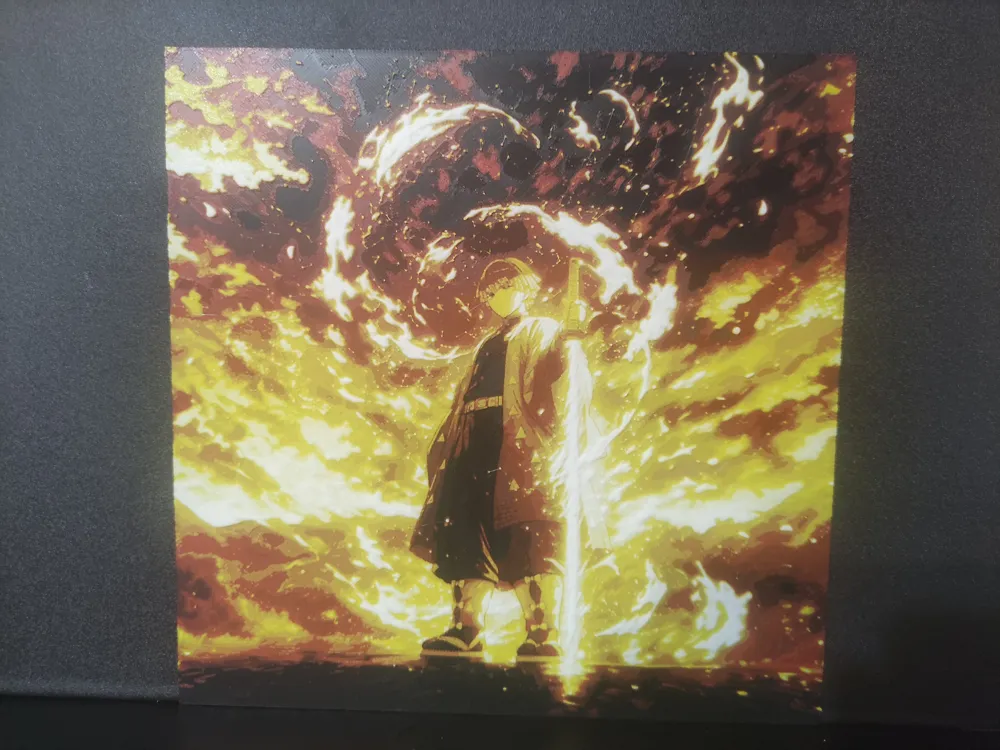 Demon Slayer - Zenitsu Agatsuma During Sunset - Free 3D Print Model ...