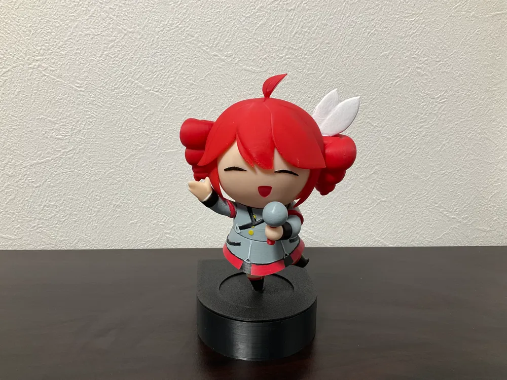 Tetris / Kasane Teto SV, same model figure, rotatable by 略知一二的略二 ...