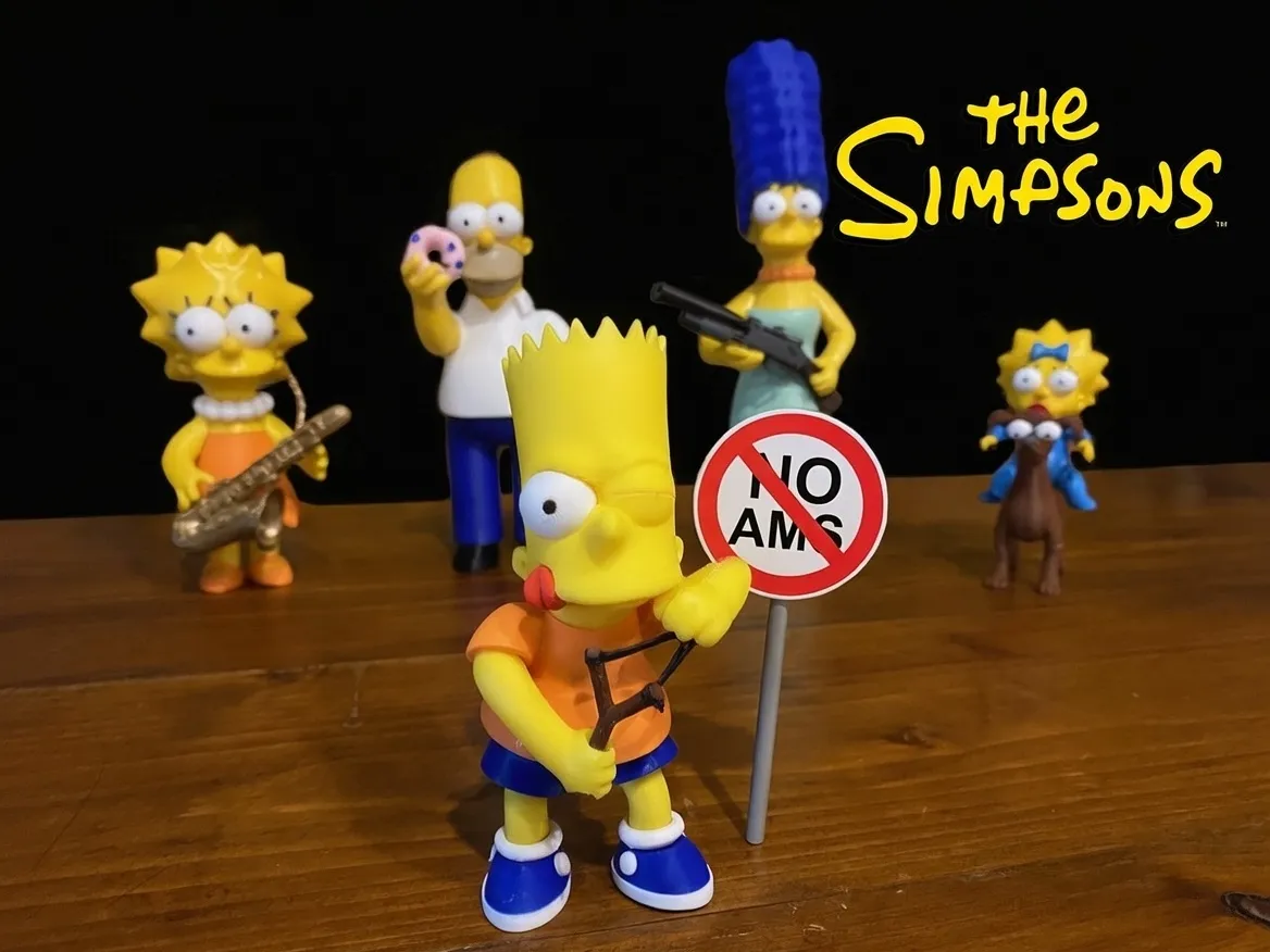Bart Simpson mit Schleuder kein AMS – Kostenloses 3D-Druckmodell ...