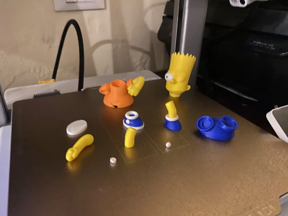 Bart Simpson mit Schleuder kein AMS – Kostenloses 3D-Druckmodell ...
