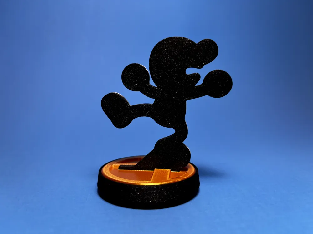 Mr Game & Watch Amiibo by MM Printing MakerWorld: Download Free 3D Models