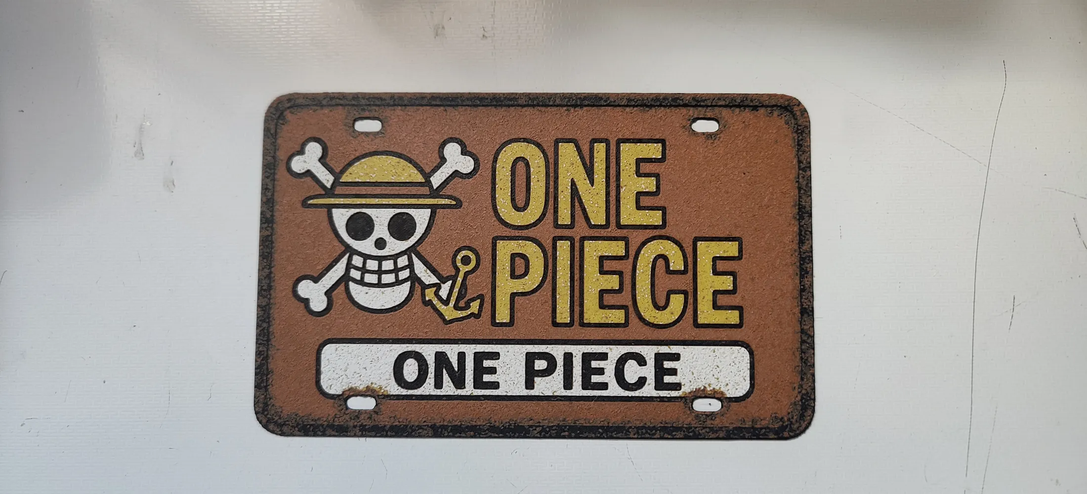 Plaque vintage One Piece HueForge by JETL4G MakerWorld: Download Free ...