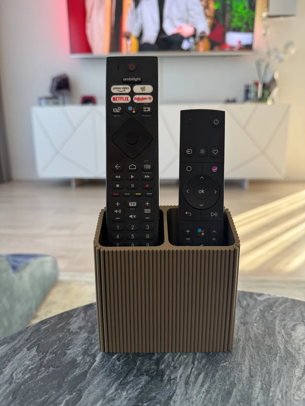 Remote Dock Duo – Sleek Stand for Two Remotes by basik MakerWorld ...