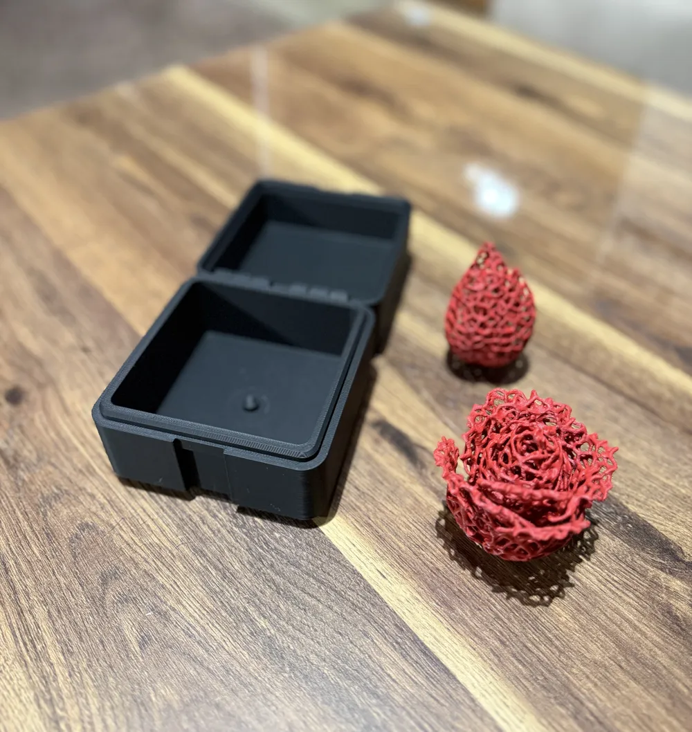ETERNAL FLOWERS IN A BOX / VALENTINES BOX - Free 3D Print Model ...