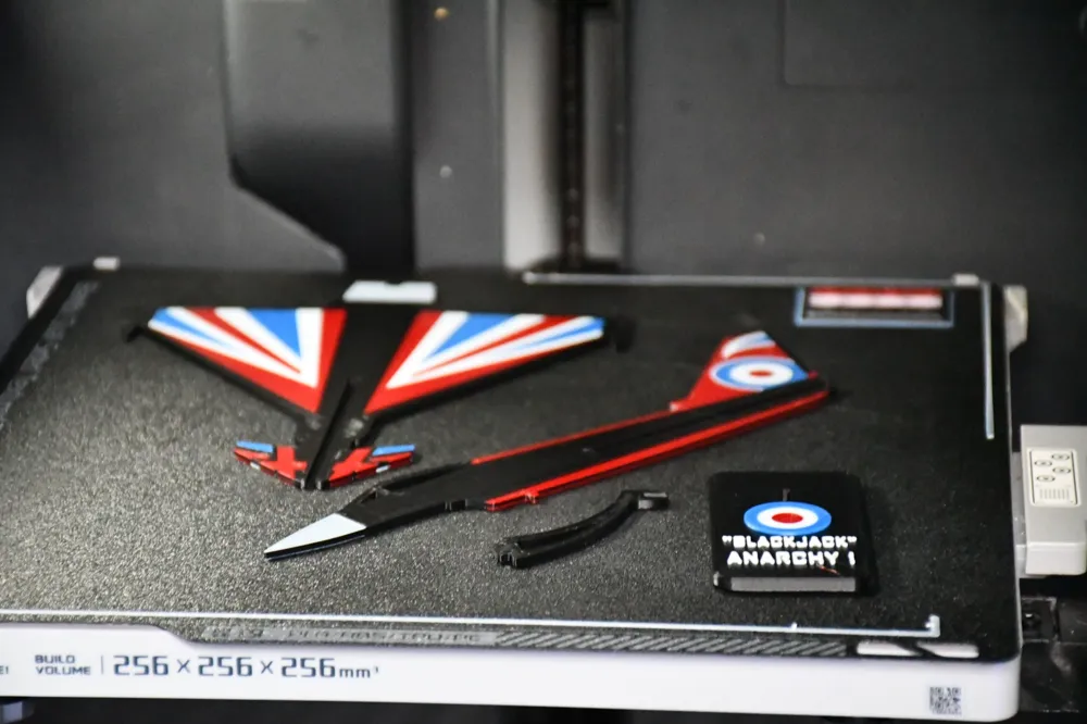 RAF Eurofighter Typhoon 'Blackjack' Plane Card Kit Jet Fighter by Jack3D - MakerWorld