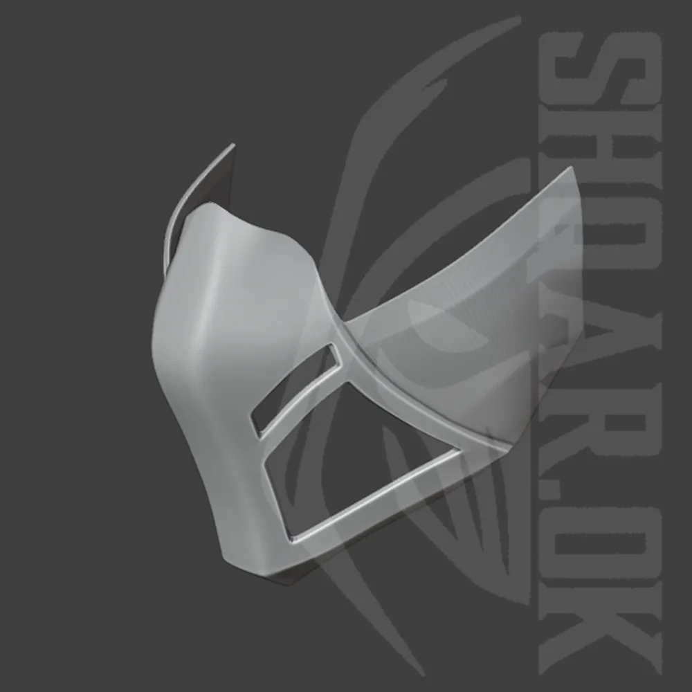 Ermac alternative mask from Mortal Kombat 9 - Free 3D Print Model ...