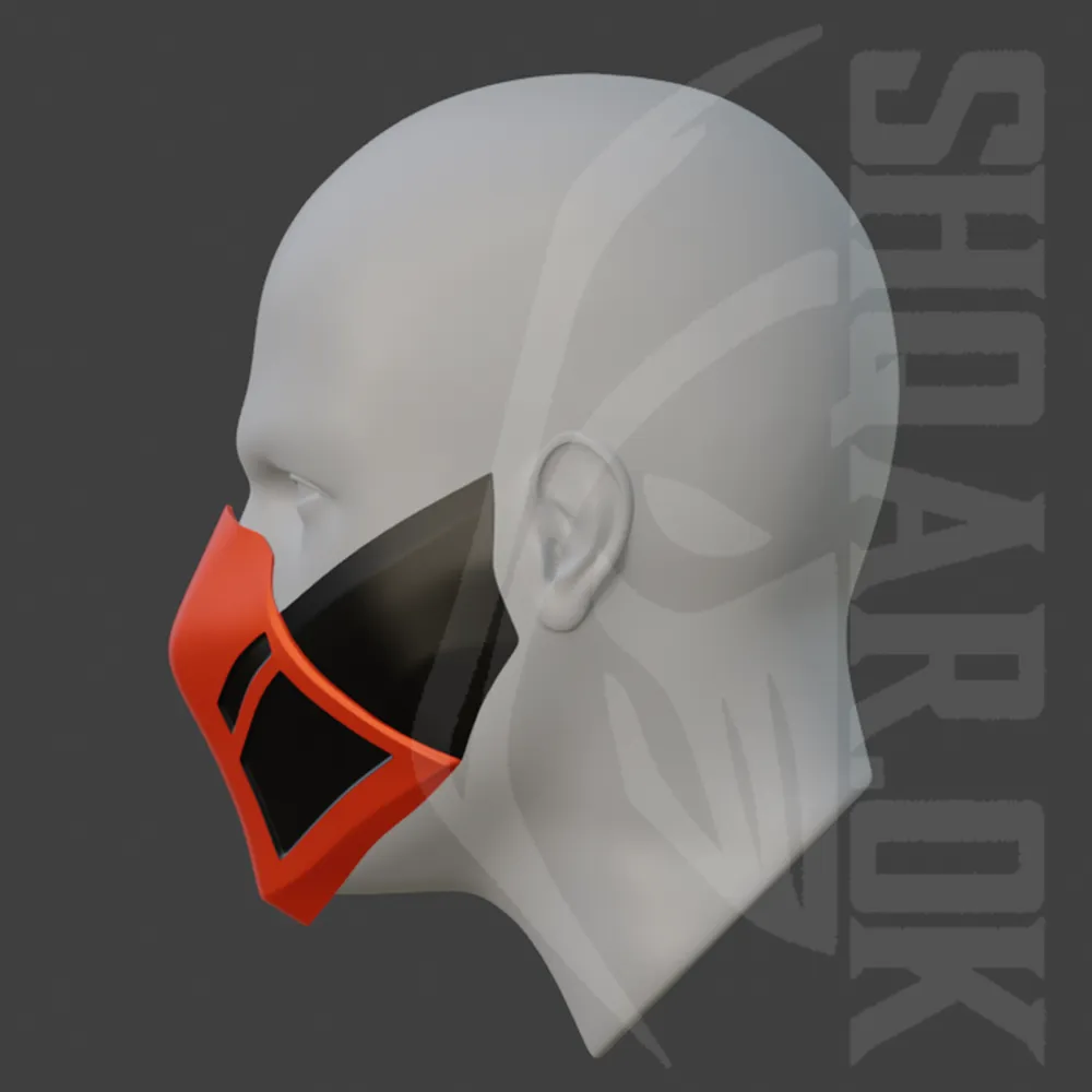 Ermac alternative mask from Mortal Kombat 9 - Free 3D Print Model ...
